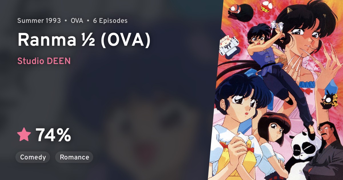 Ranma 1/2 (OVA) (Ranma ½ (OVA)) · AniList
