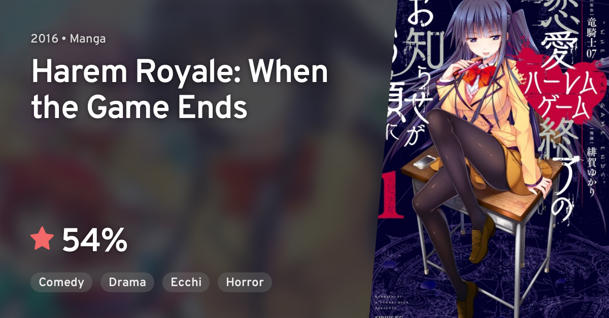 Renai Harem Game Shuuryou no Oshirase ga Kuru Koro ni (Harem Royale: When the Game Ends) · AniList