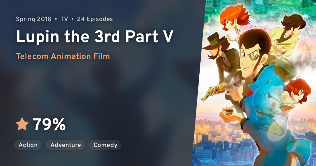 Lupin III: PART 5 (Lupin the 3rd Part V) · AniList