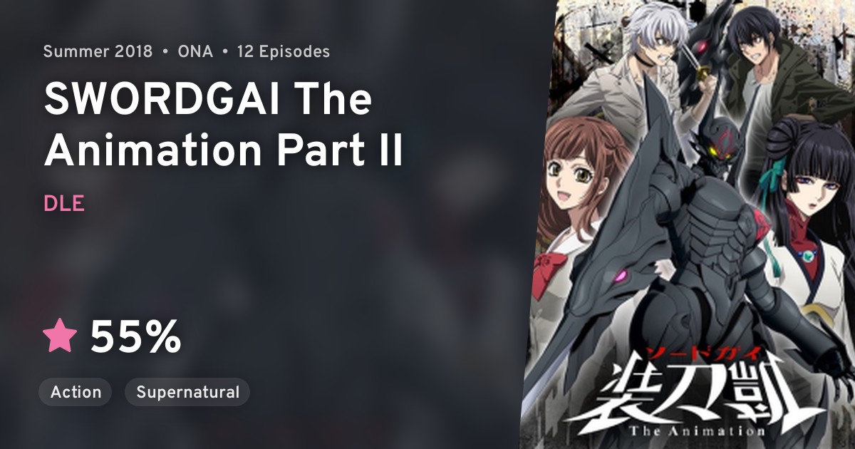Sword Gai The Animation Part II (SWORDGAI The Animation Part II) · AniList