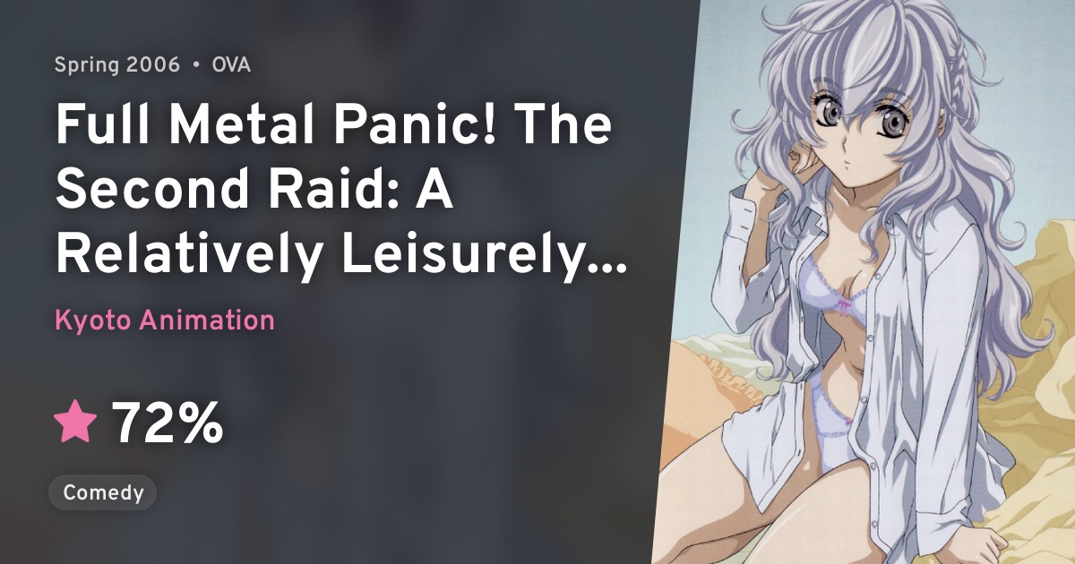 Full Metal Panic! The Second Raid: Wari to Hima na Sentaichou no Ichinichi (Full Metal Panic ...