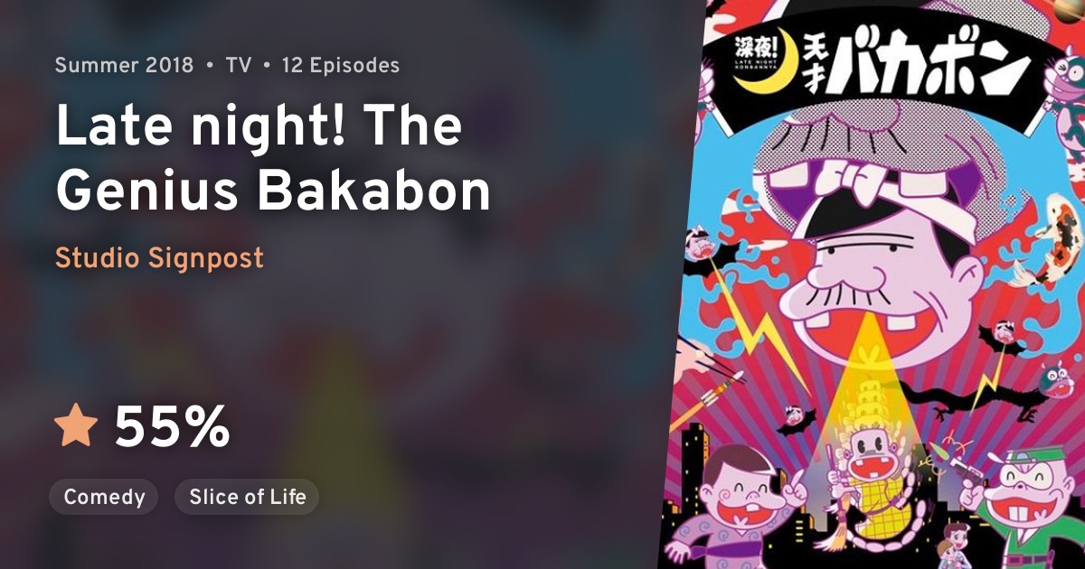 Shinya! Tensai Bakabon (Late night! The Genius Bakabon) · AniList