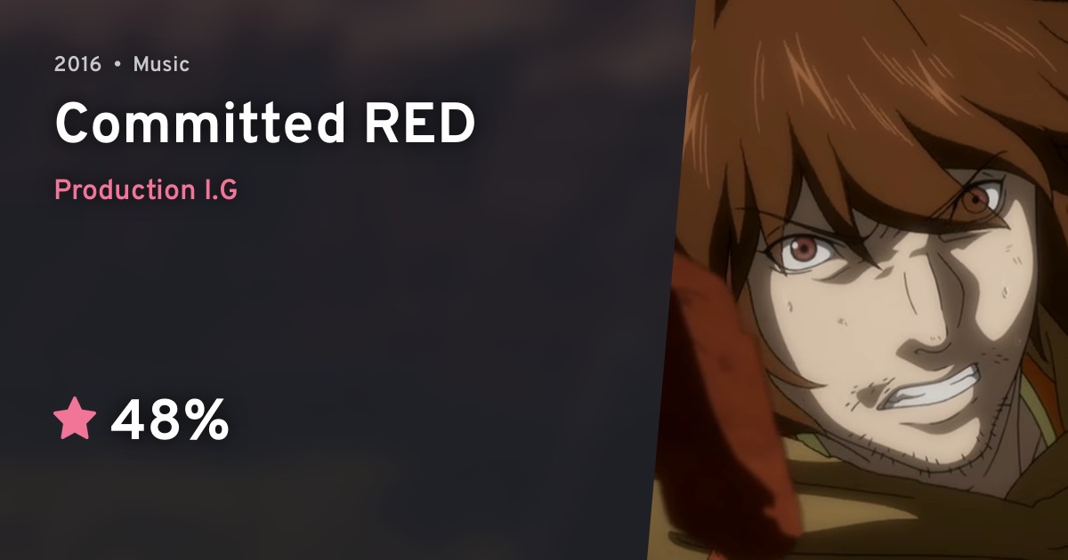 Committed RED · AniList