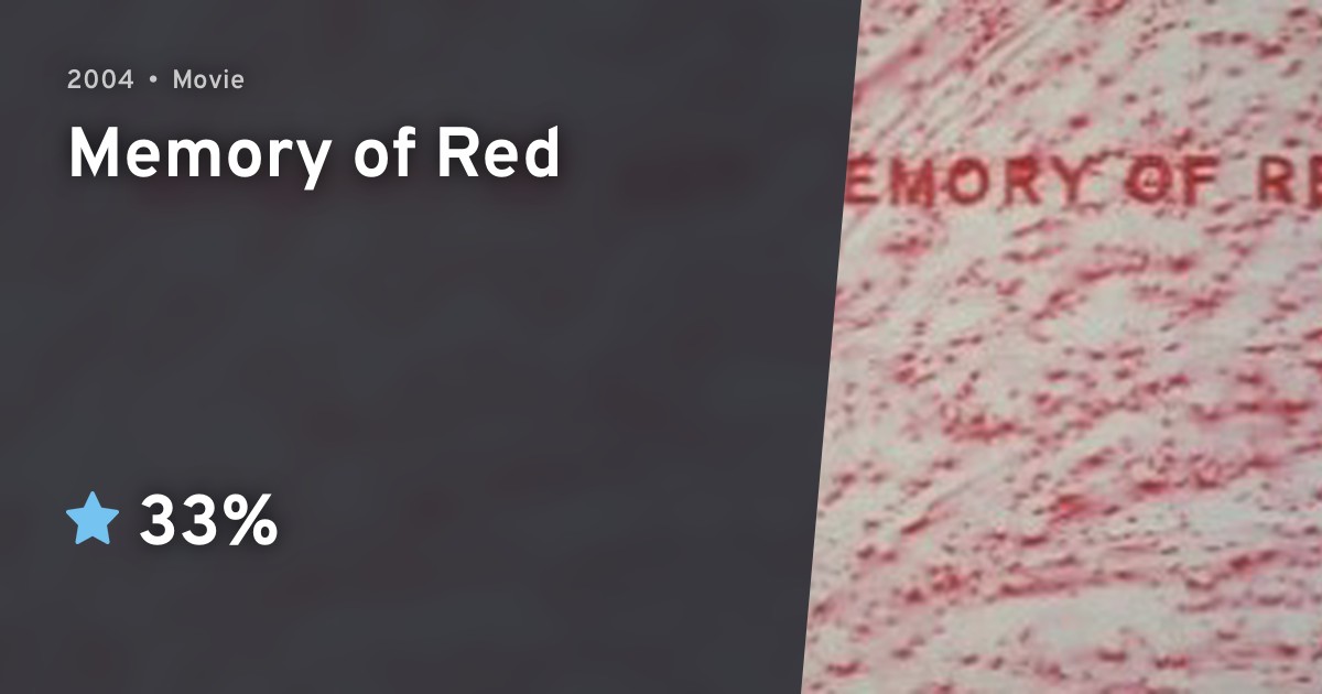 Memory of Red · AniList