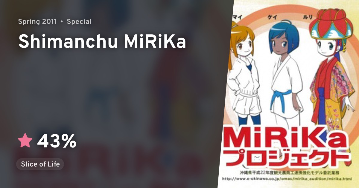 Shimanchu MiRiKa · AniList