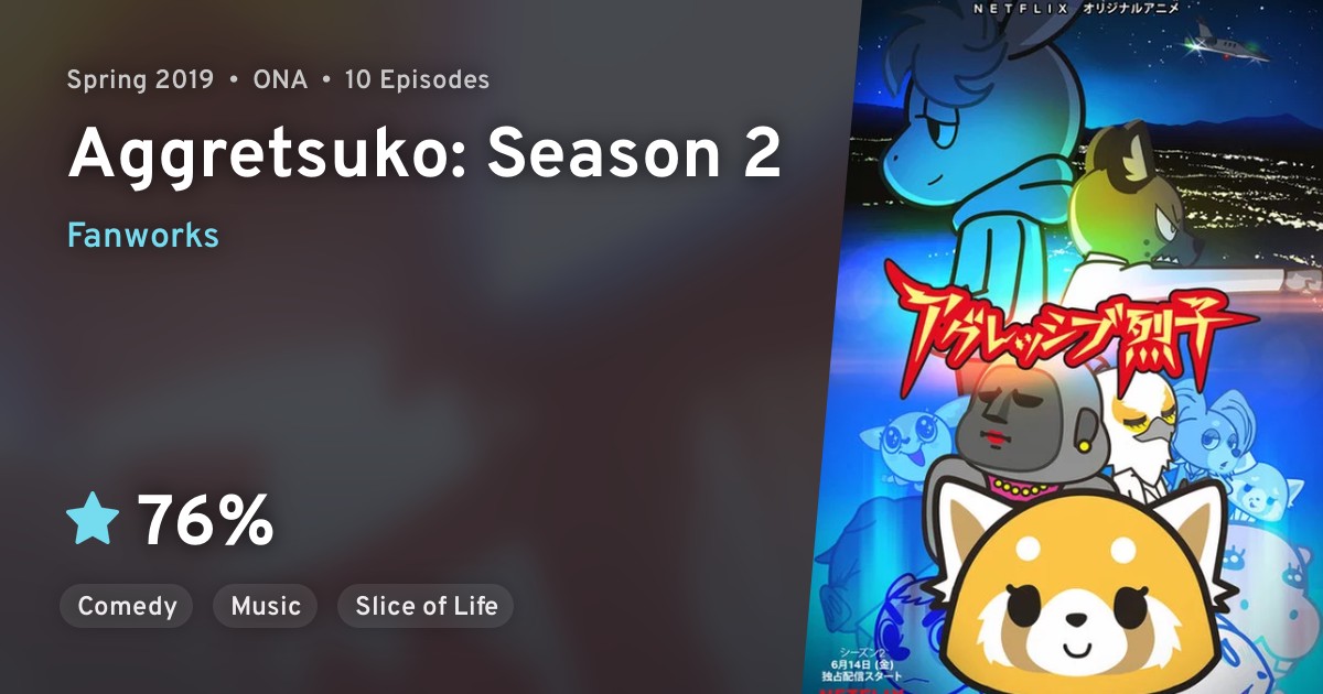 Aggressive Retsuko Season 2 (Aggretsuko: Season 2) · AniList