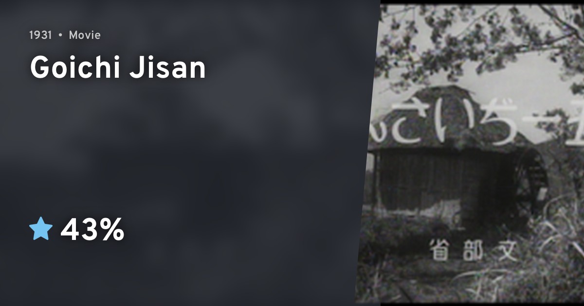 Goichi Jisan · AniList