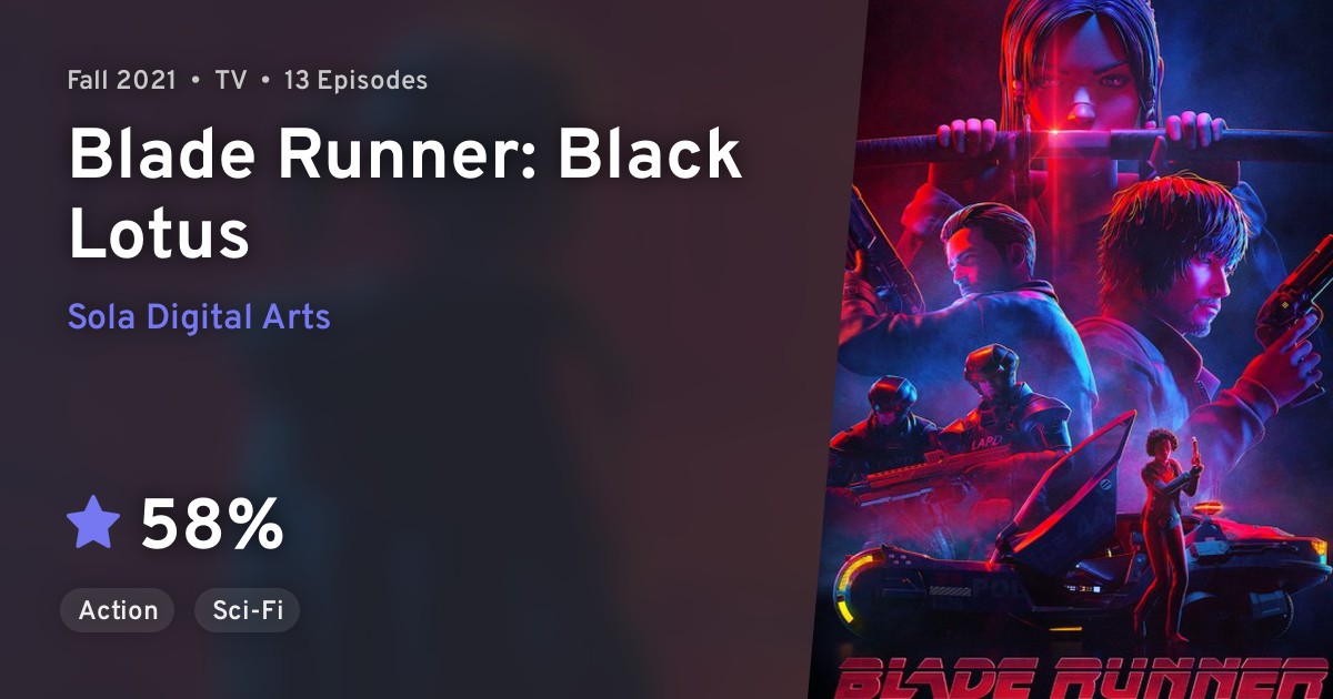 BLADE RUNNER: BLACK LOTUS (Blade Runner: Black Lotus) · AniList