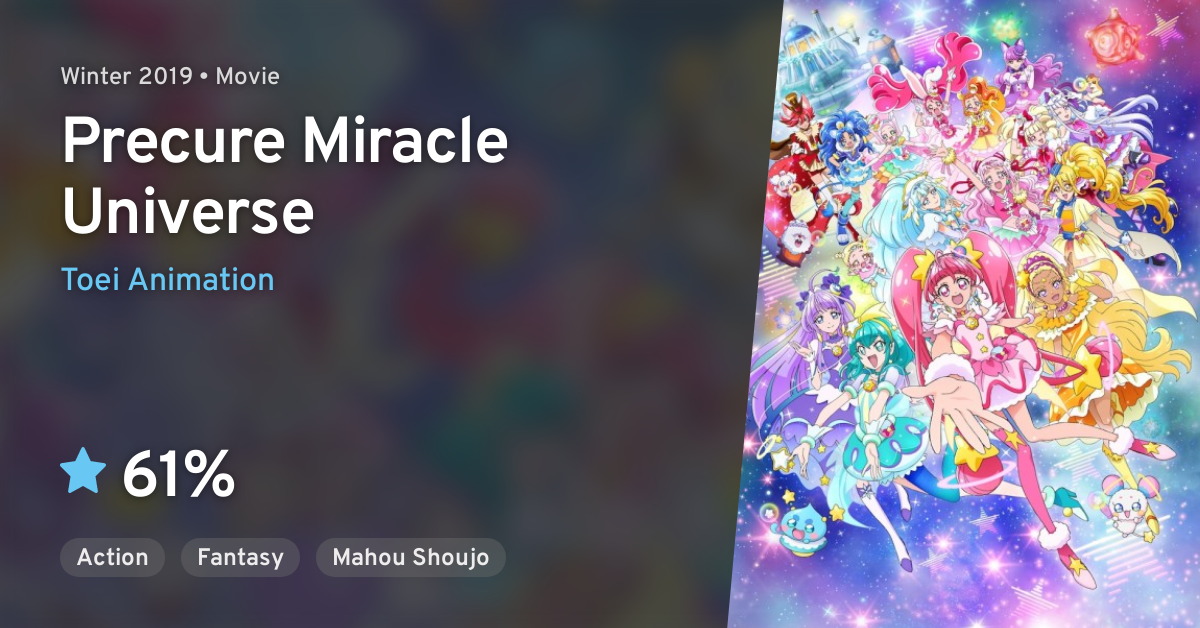 Precure Miracle Universe · AniList