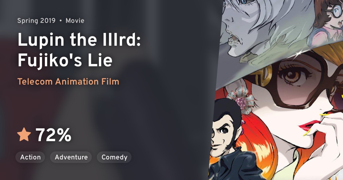 LUPIN THE IIIRD: Mine Fujiko no Uso (Lupin the IIIrd: Fujiko's Lie ...