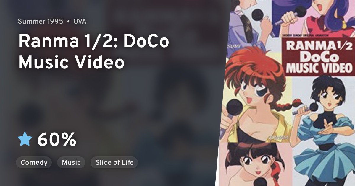 Ranma 1/2: DoCo Music Video · AniList