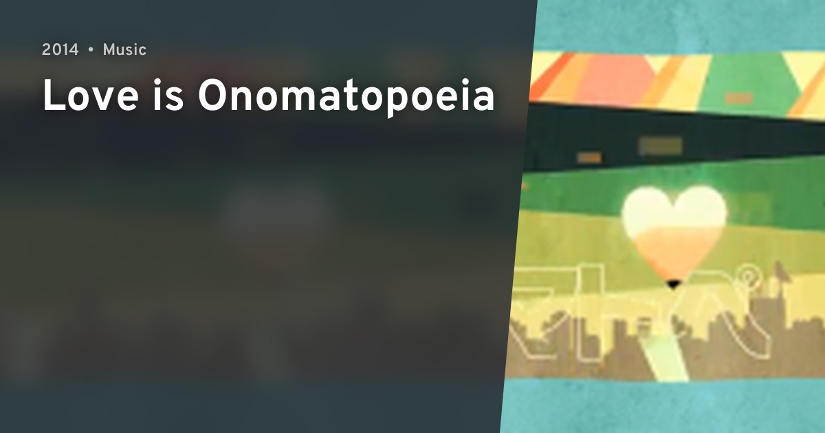 Love is Onomatopoeia · AniList