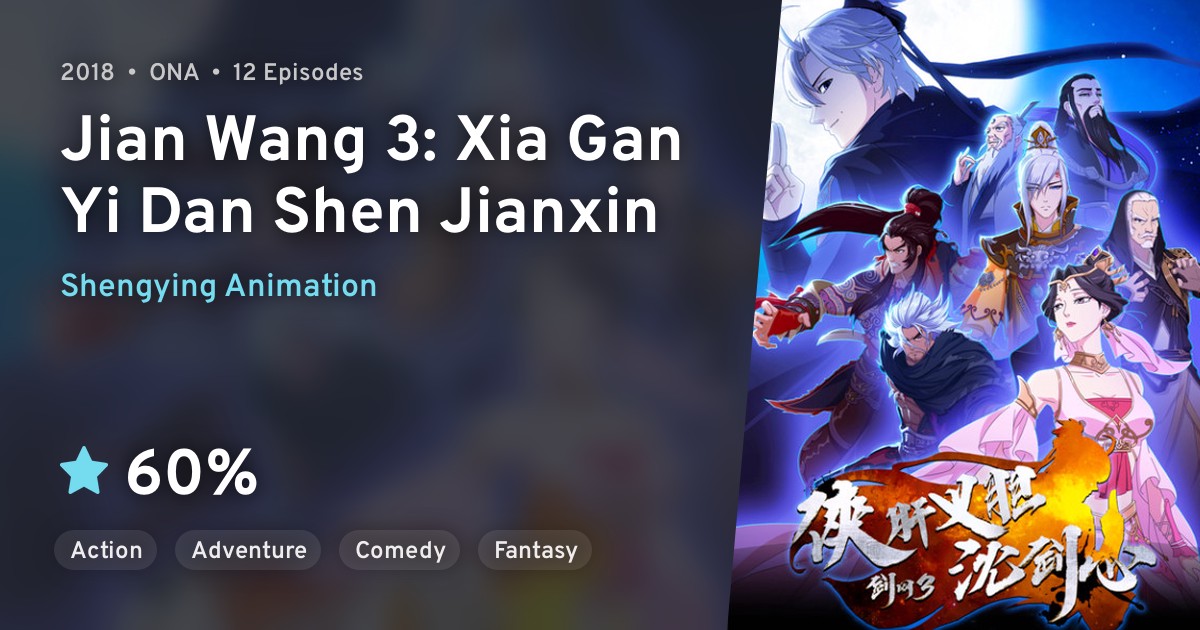 Jian Wang 3: Xia Gan Yi Dan Shen Jianxin · AniList