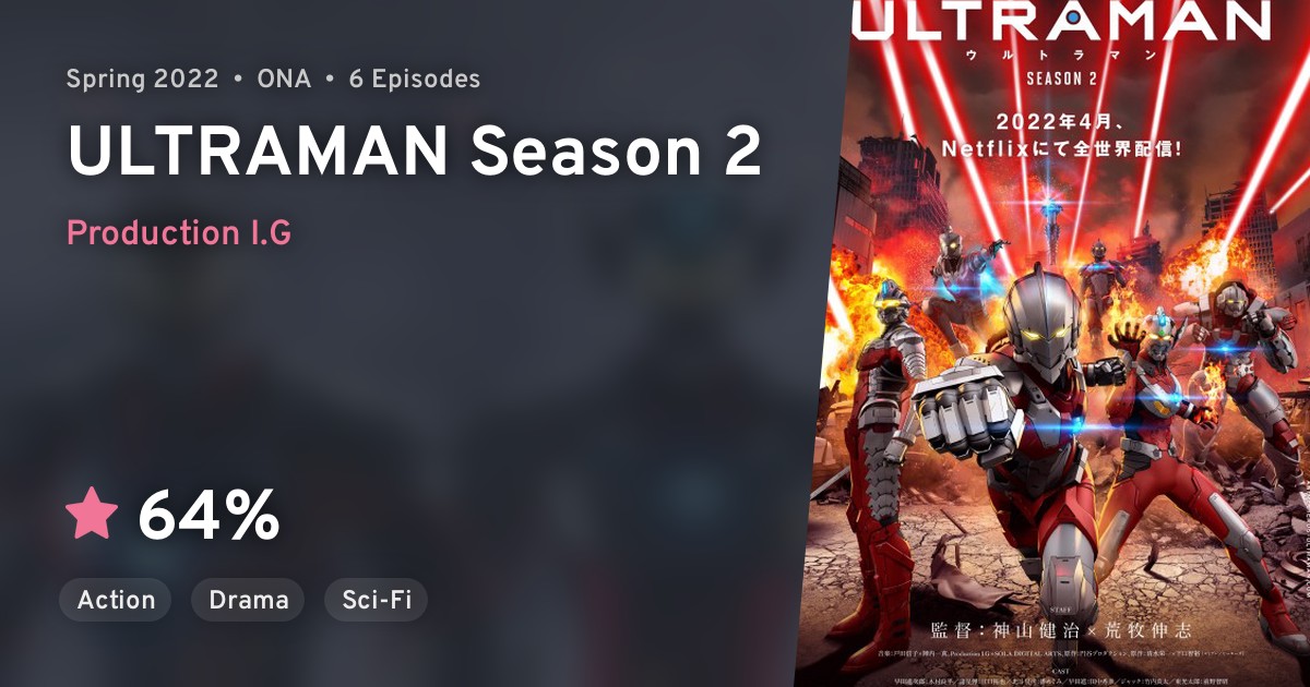 ULTRAMAN Season 2 · AniList