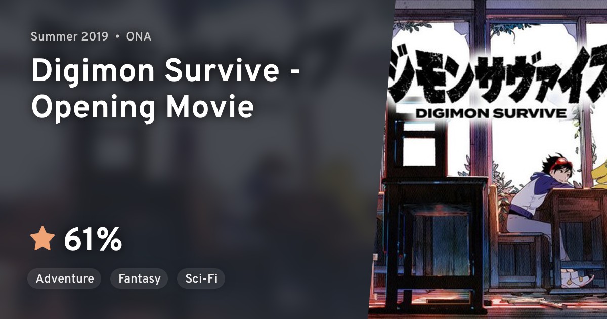 Digimon Survive: Prologue Movie (Digimon Survive - Opening Movie) · AniList