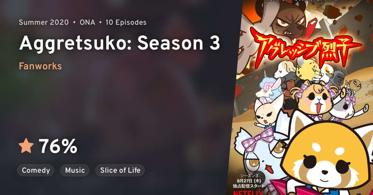 Aggressive Retsuko Season 3 (Aggretsuko: Season 3) · AniList