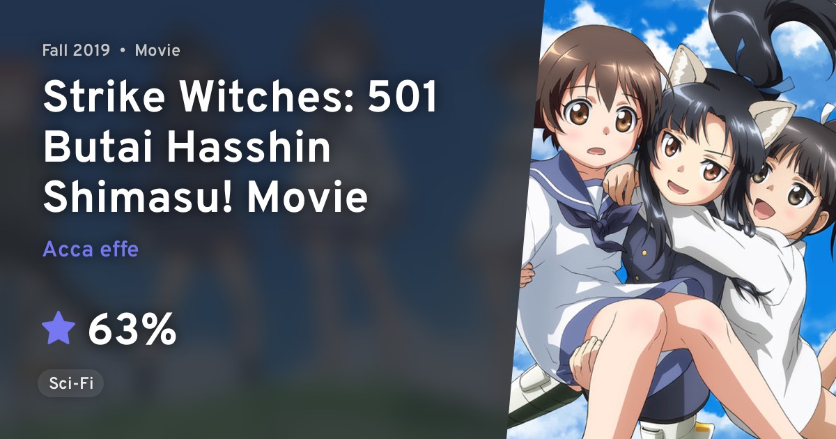 Strike Witches: 501 Butai Hasshin Shimasu! Movie · AniList