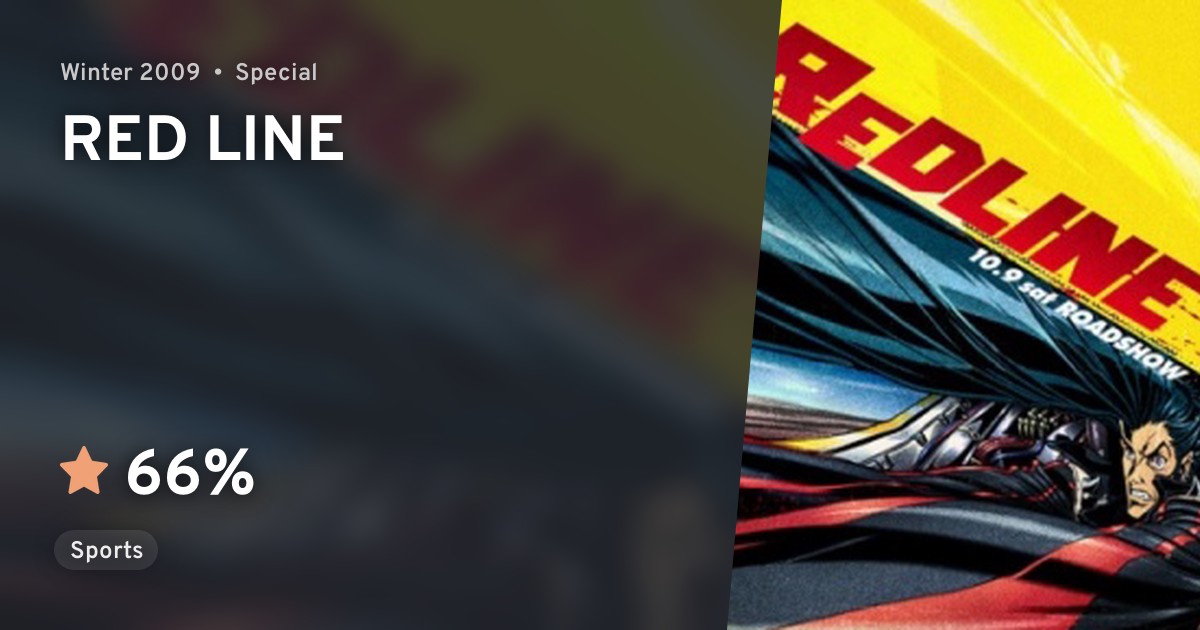 RED LINE · AniList