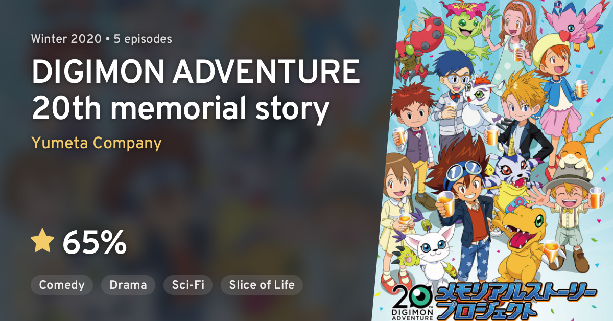 Digimon Adventure: 20th Memorial Story (DIGIMON ADVENTURE 20th memorial ...