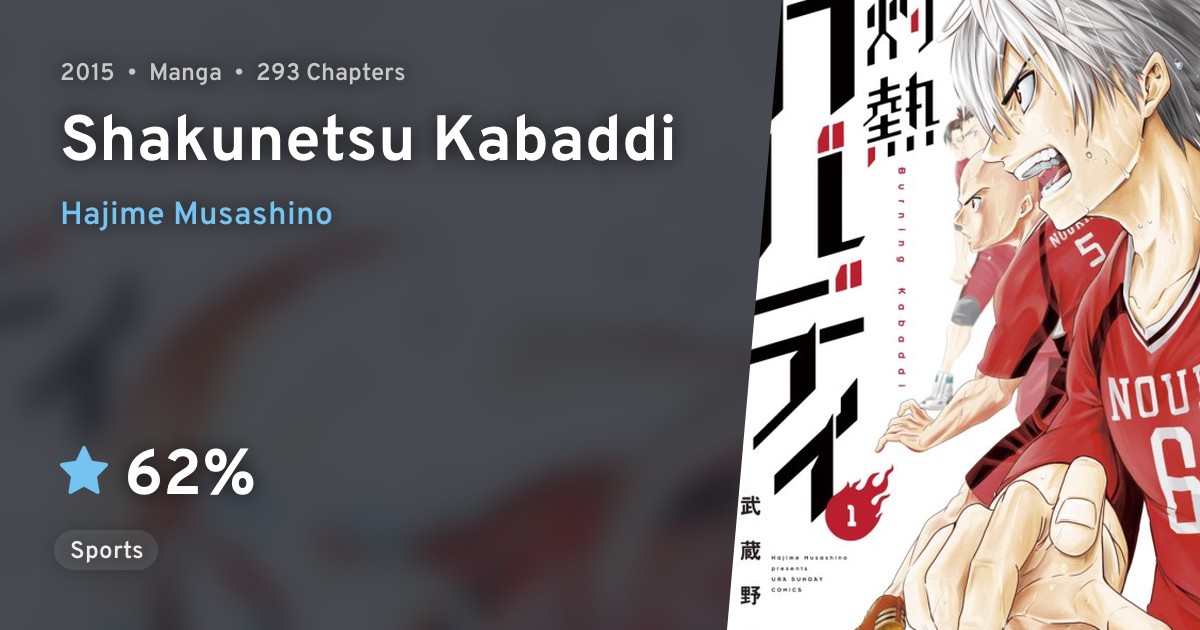 Shakunetsu Kabaddi · AniList