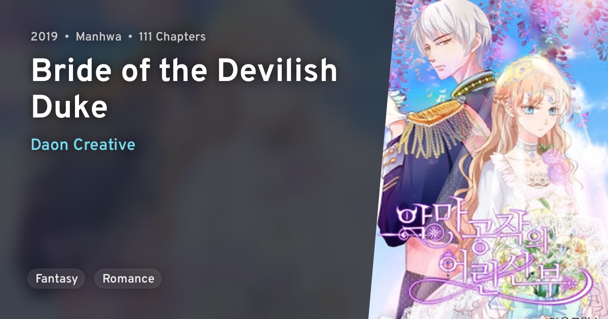 Angma Gongjagui Eorin Sinbu (Bride of the Devilish Duke) · AniList