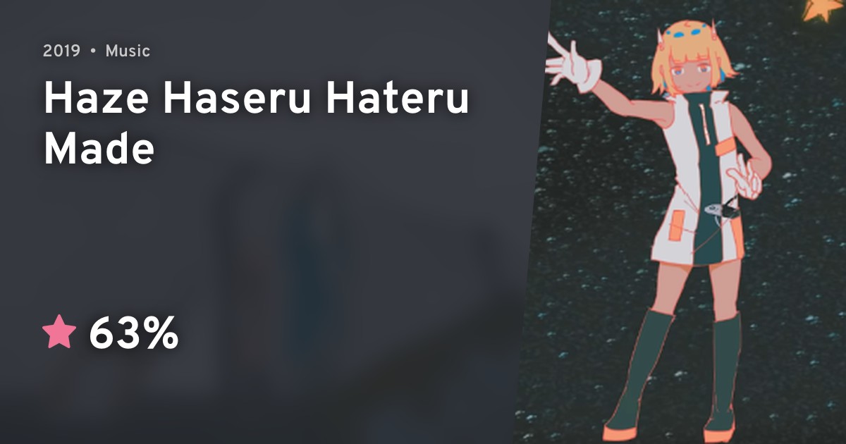 Haze Haseru Hateru Made · AniList