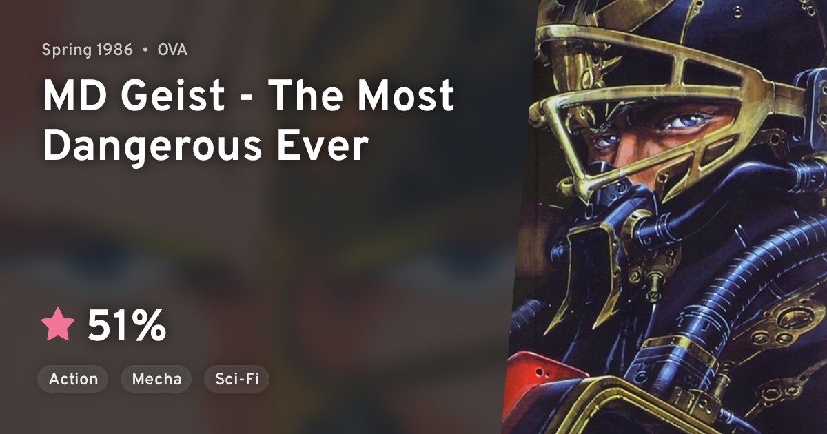 Soukihei MD Geist (MD Geist - The Most Dangerous Ever) · AniList