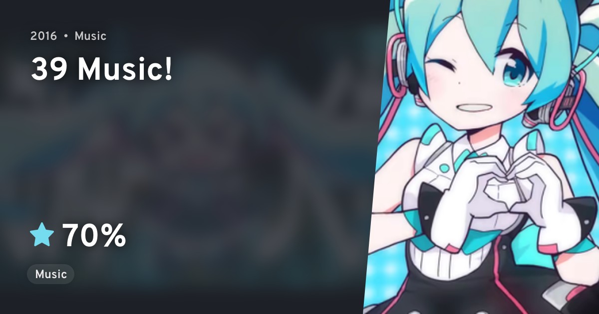 39 Music! · AniList