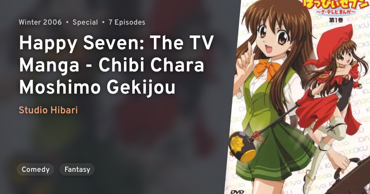 Happy Seven: The TV Manga - Chibi Chara Moshimo Gekijou · AniList