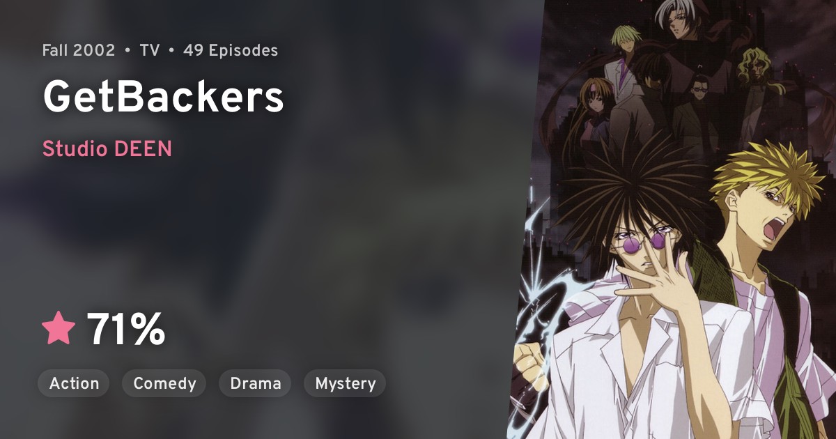 GetBackers: Dakkanya (GetBackers) · AniList