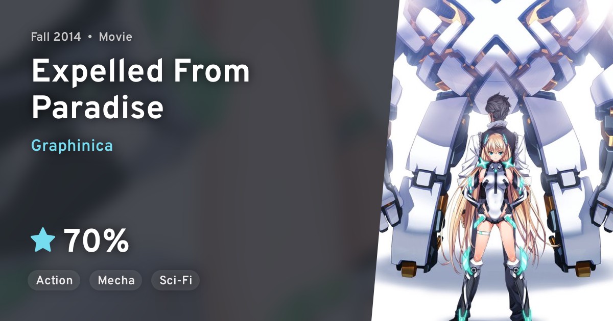 Rakuen Tsuihou: Expelled From Paradise (Expelled From Paradise) · AniList