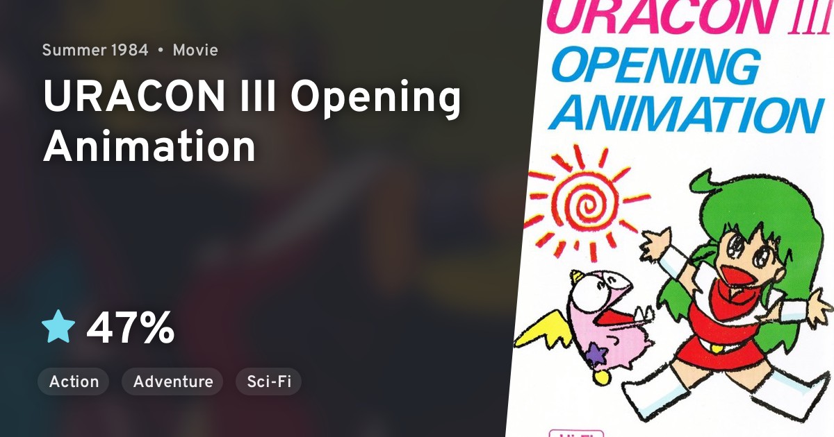 URACON III Opening Animation · AniList