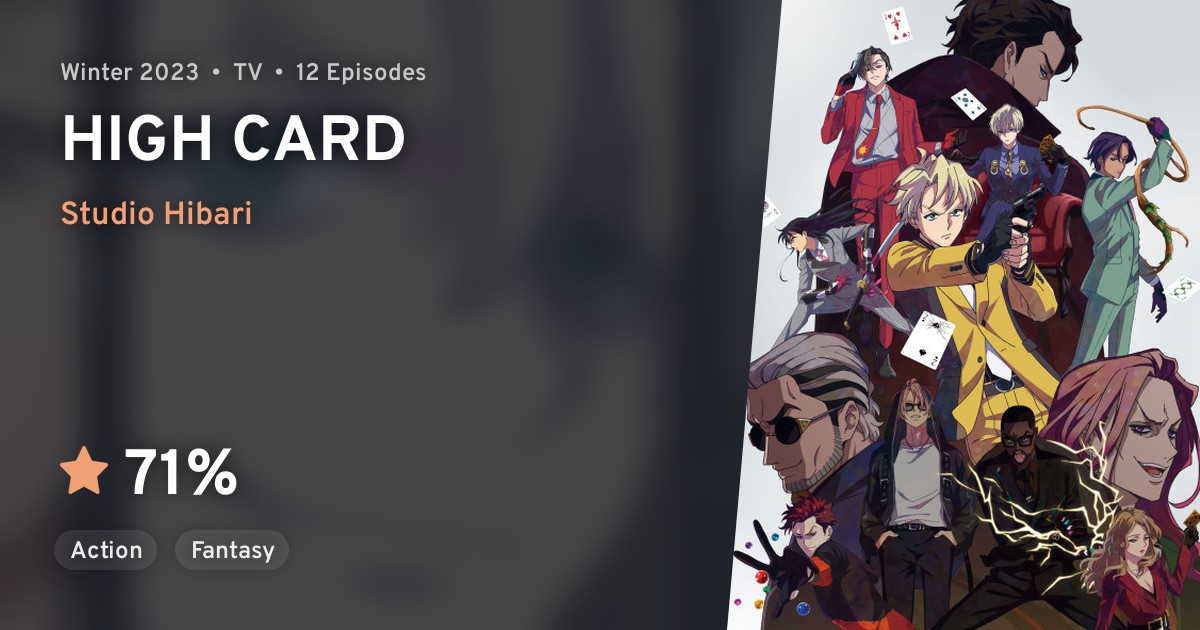 HIGH CARD · AniList