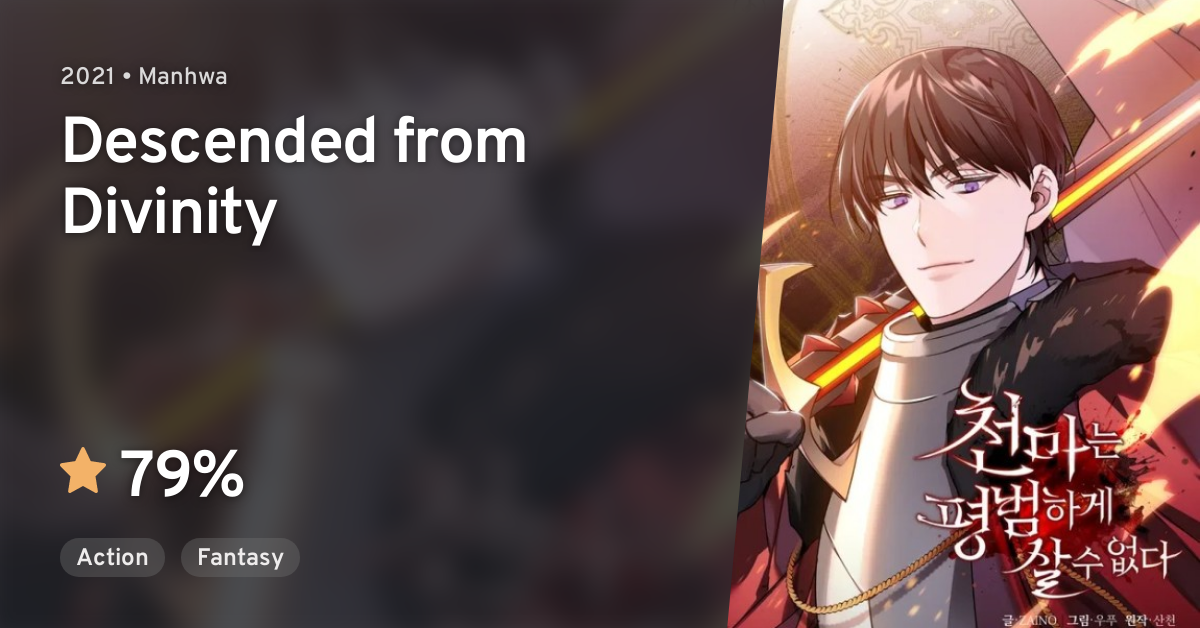 Cheonmaneun Pyeongbeomhage Sal Su Eopda (Descended from Divinity) · AniList