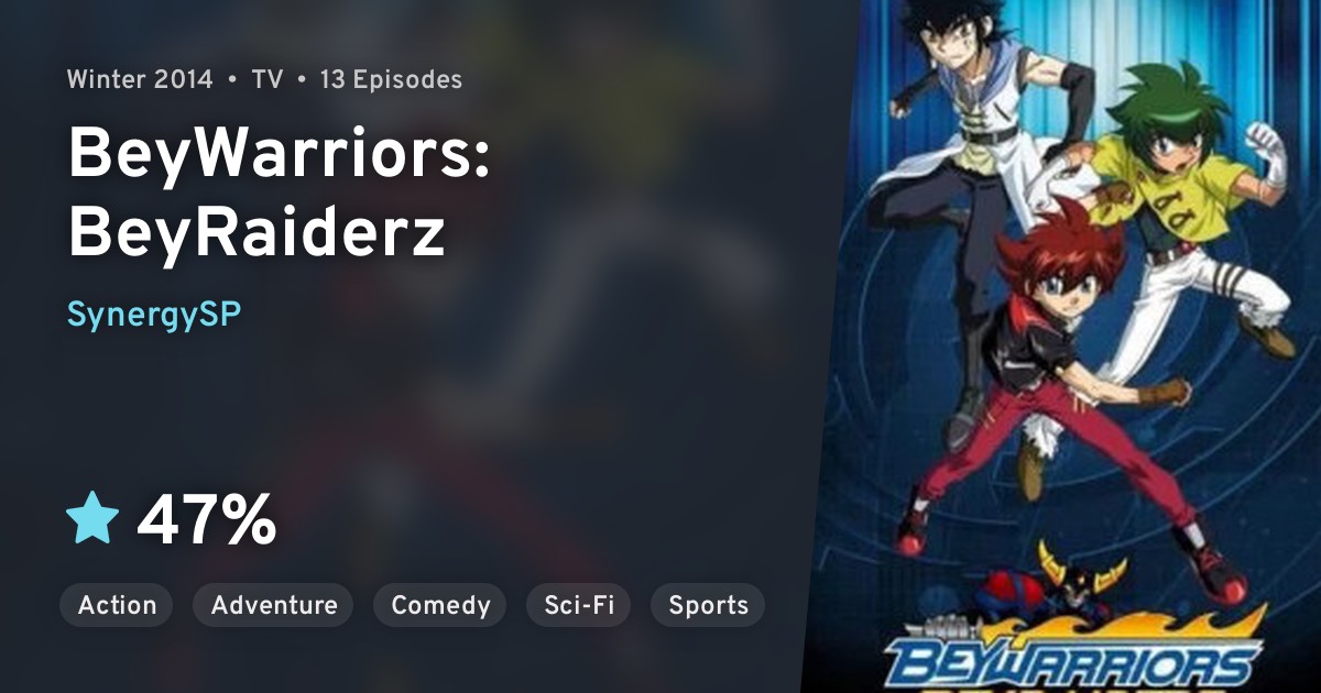 BeyWarriors: BeyRaiderz · AniList