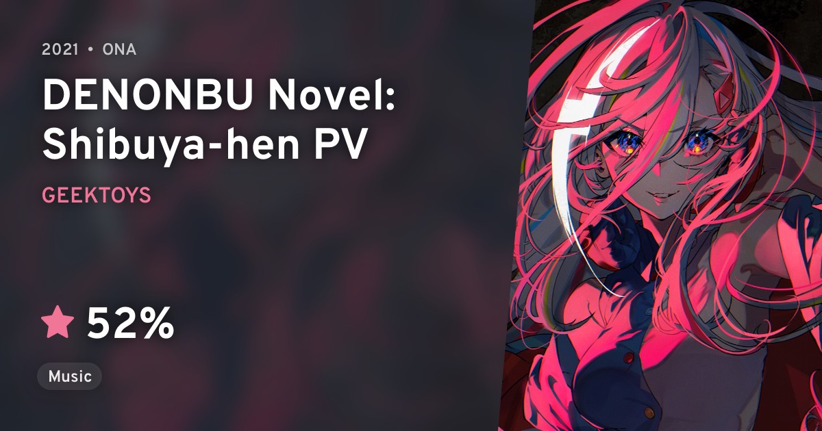 DENONBU Novel: Shibuya-hen PV · AniList