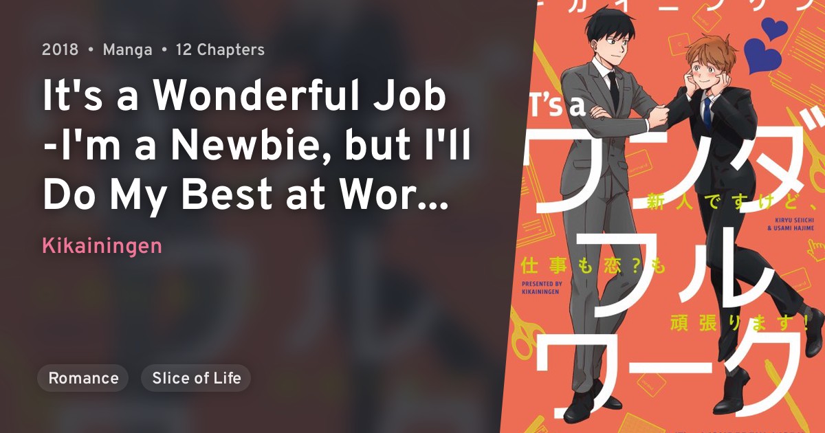 IT's a Wonderful Work (It's a Wonderful Job -I'm a Newbie, but I'll Do ...