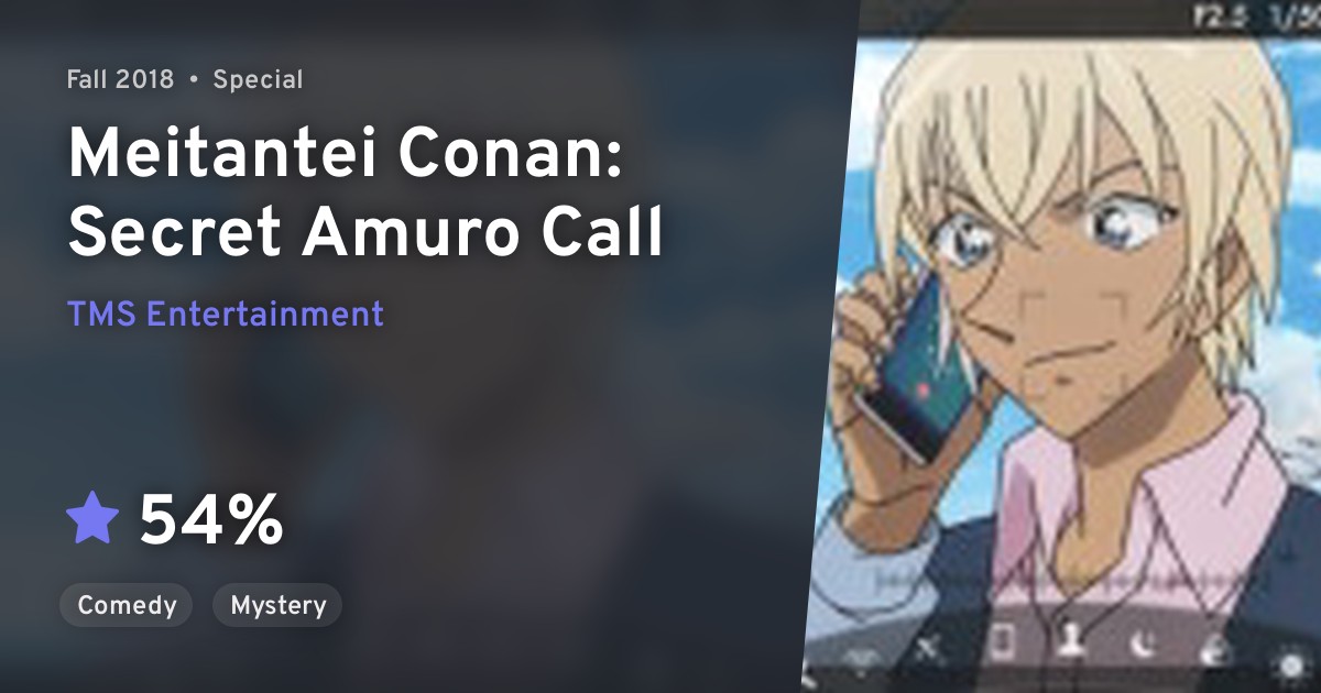 Meitantei Conan: Secret Amuro Call · AniList