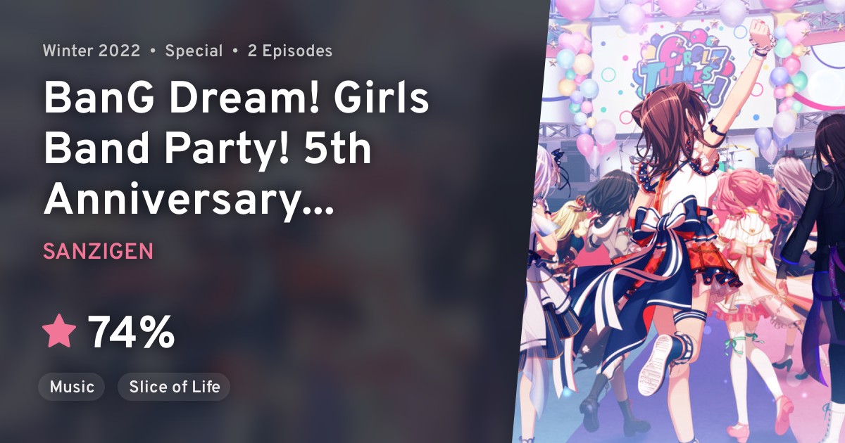BanG Dream! Girls Band Party!: 5th Anniversary Animation - CiRCLE ...