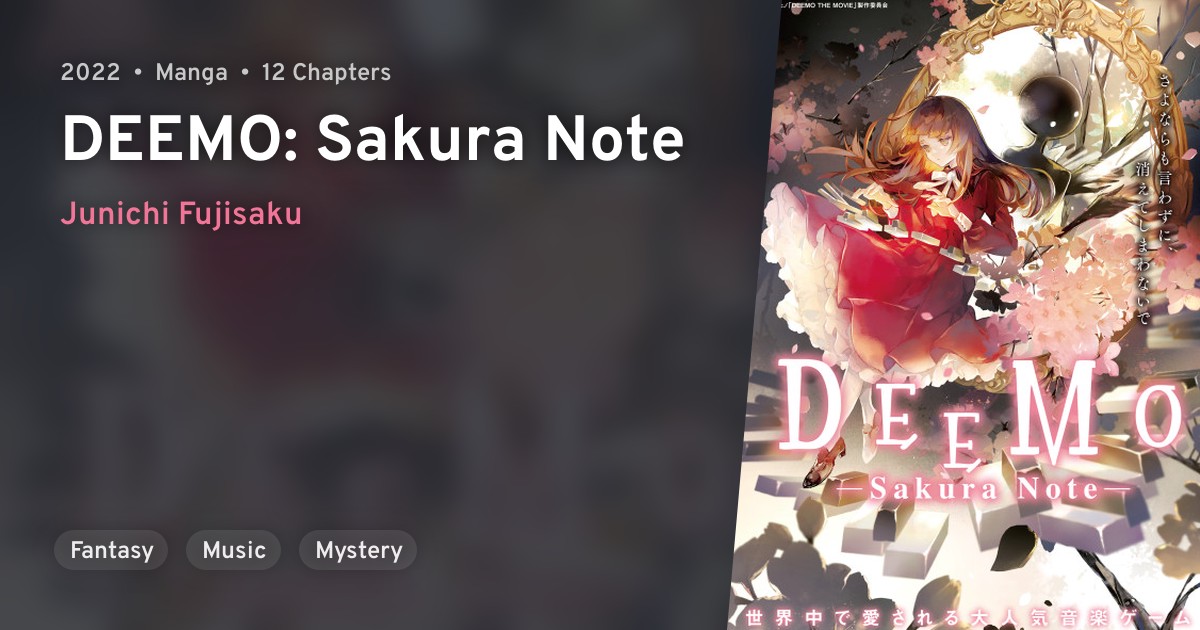 DEEMO: Sakura Note · AniList