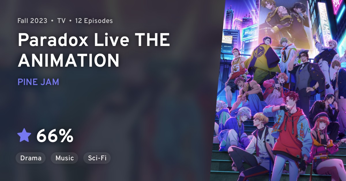 Paradox Live THE ANIMATION · AniList