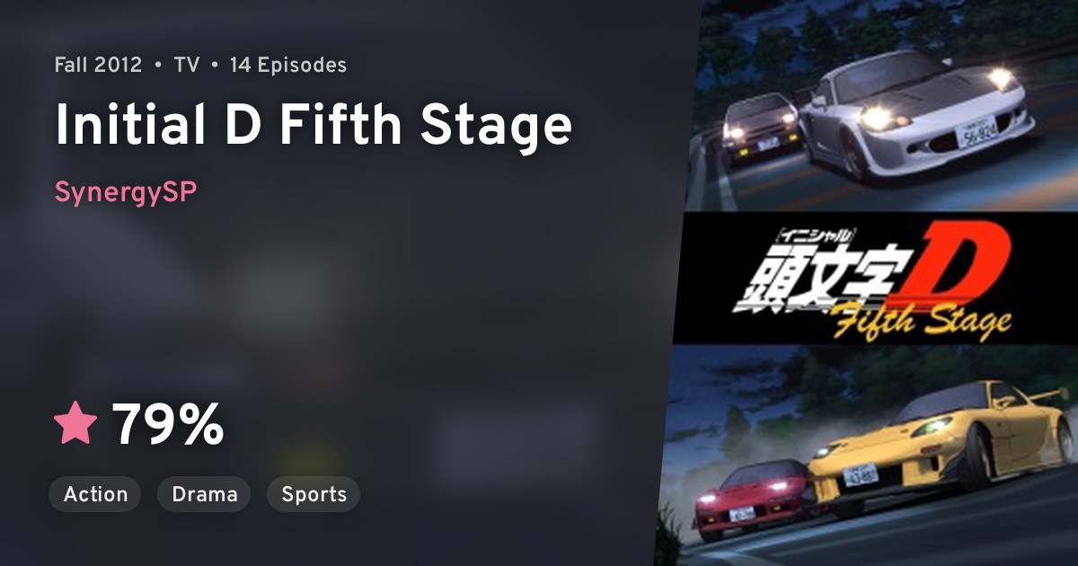 Initial D Fifth Stage · AniList