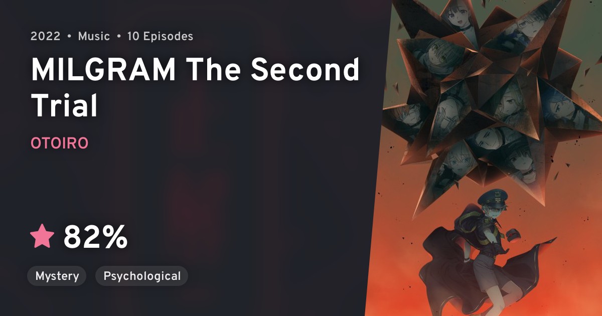 MILGRAM Second Season (MILGRAM The Second Trial) · AniList