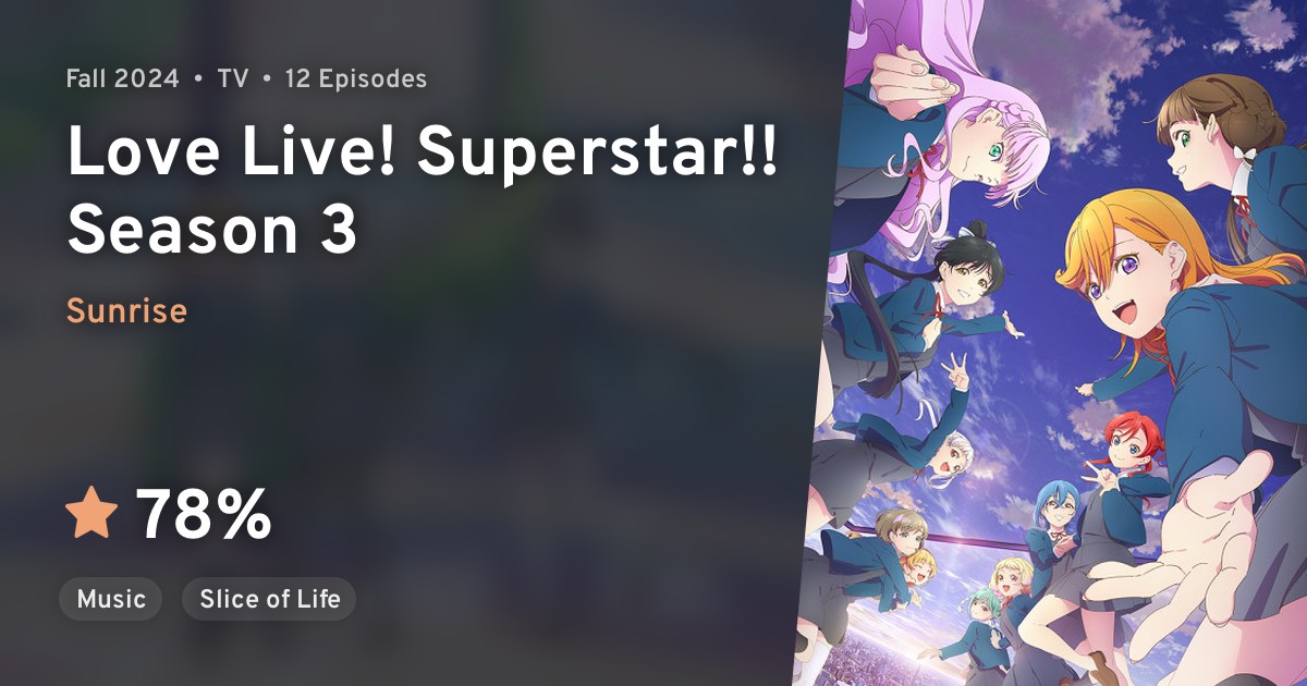 Love Live! Superstar!! 3rd Season (Love Live! Superstar!! Season 3 ...
