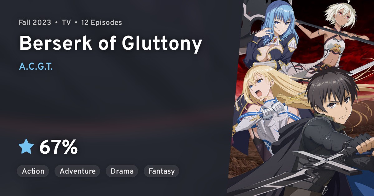 Boushoku no Berserk (Berserk of Gluttony) · AniList