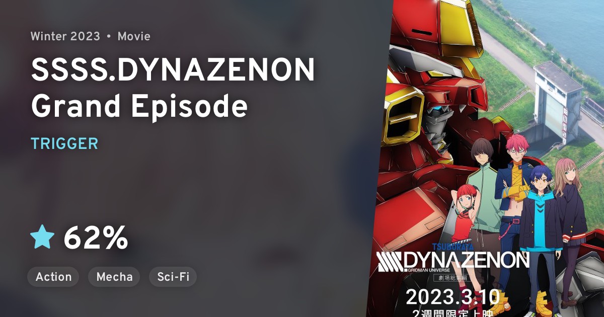 SSSS.DYNAZENON Movie (SSSS.DYNAZENON Grand Episode) · AniList