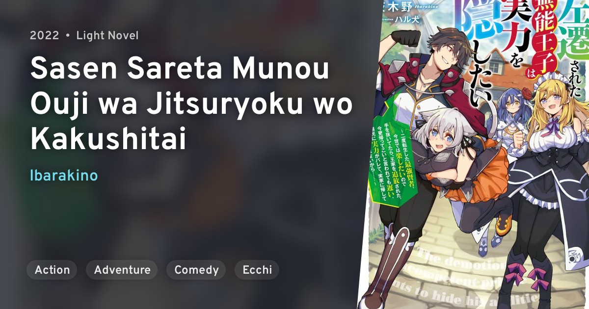 Sasen Sareta Munou Ouji wa Jitsuryoku wo Kakushitai · AniList