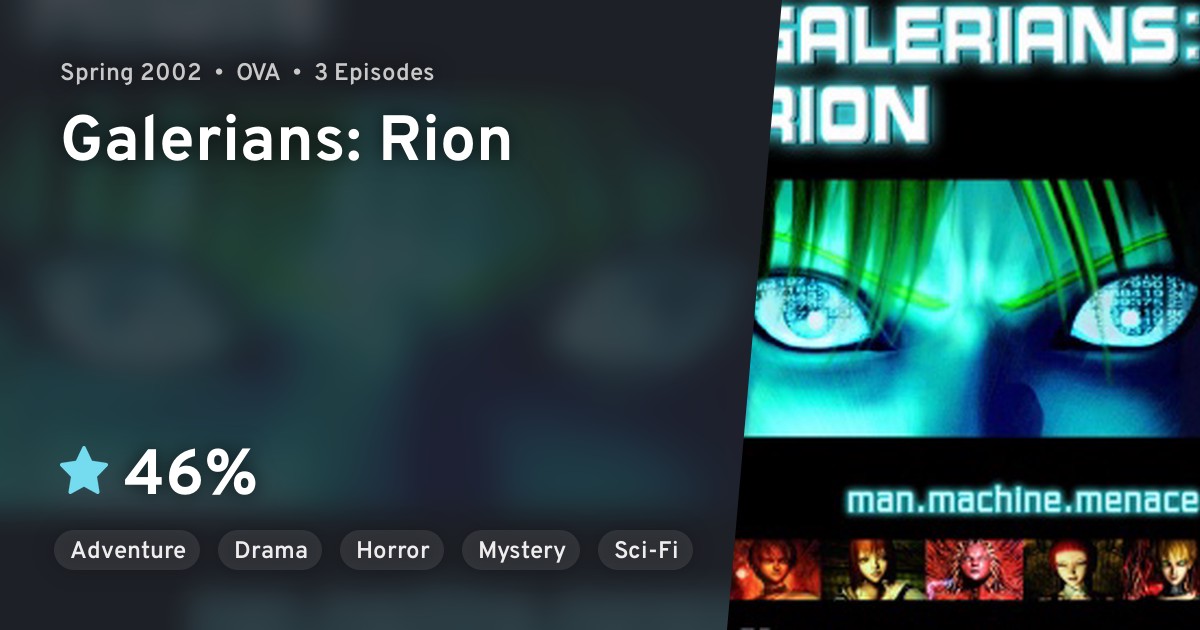 Galerians: Rion · AniList