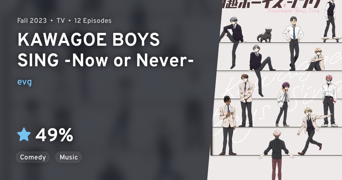 Kawagoe Boys Sing (KAWAGOE BOYS SING -Now or Never-) · AniList