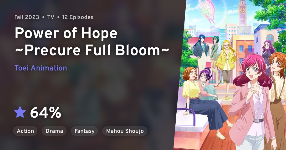 Kibou no Chikara: Otona Precure '23 (Power of Hope ~Precure Full Bloom~) · AniList